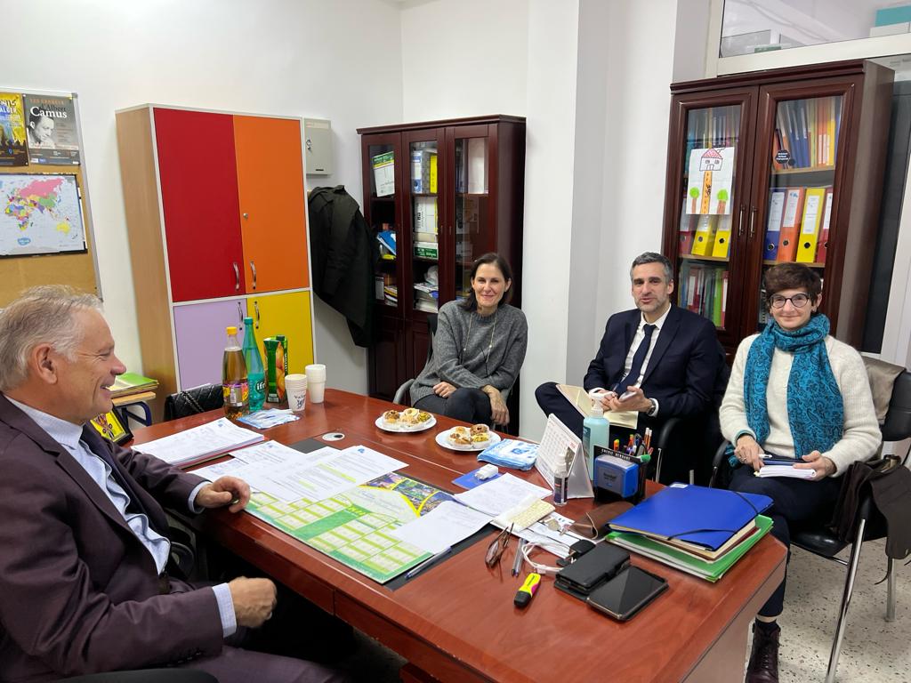 VISITE DU SENATEUR YAN CHANTREL A LA PEH LE 10/01/2024 - Ecole MLF d'Alger